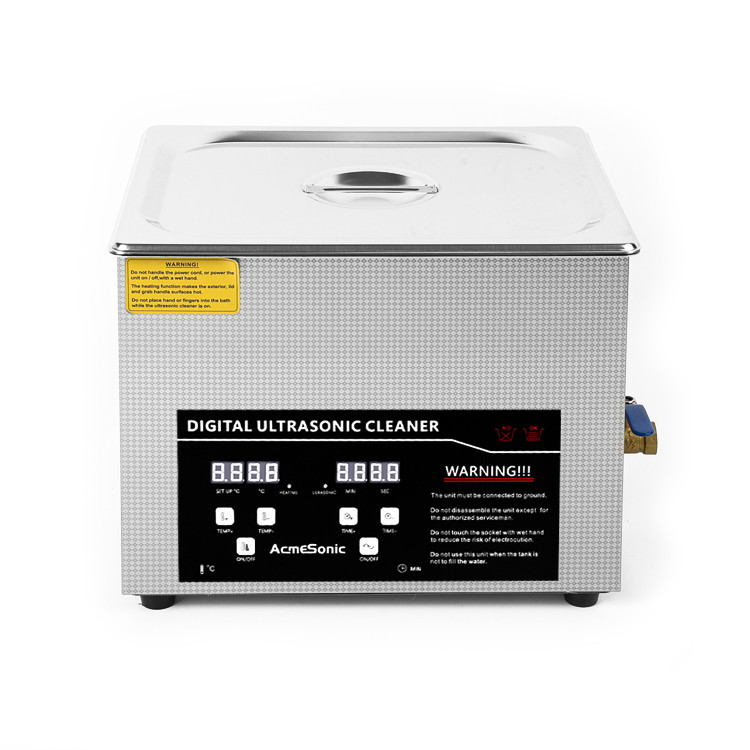10L Ultrasonic Cleaner with Stainless Steel SUS304 Tank 20-80℃ Heating ...