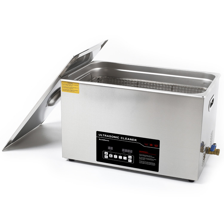 600W Ultrasonic Cleaning Machine with 30L Large Tank and 4 Transducers