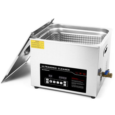 Capacity 15L Dual Frequency Ultrasonic Cleaner with Drain Valve